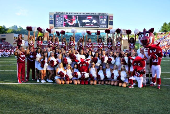Behind Game Day: Razorback Spirit Squad - Only In Arkansas