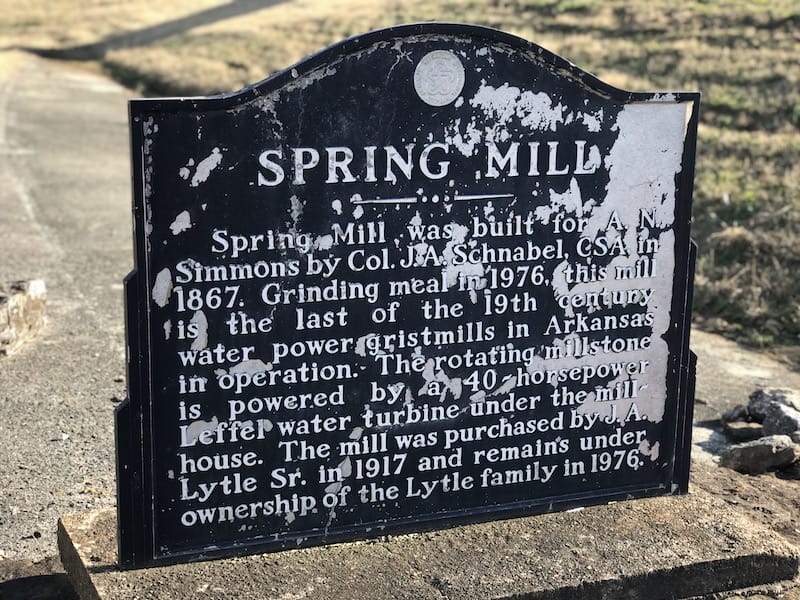 Batesville's Spring Mill - Only In Arkansas