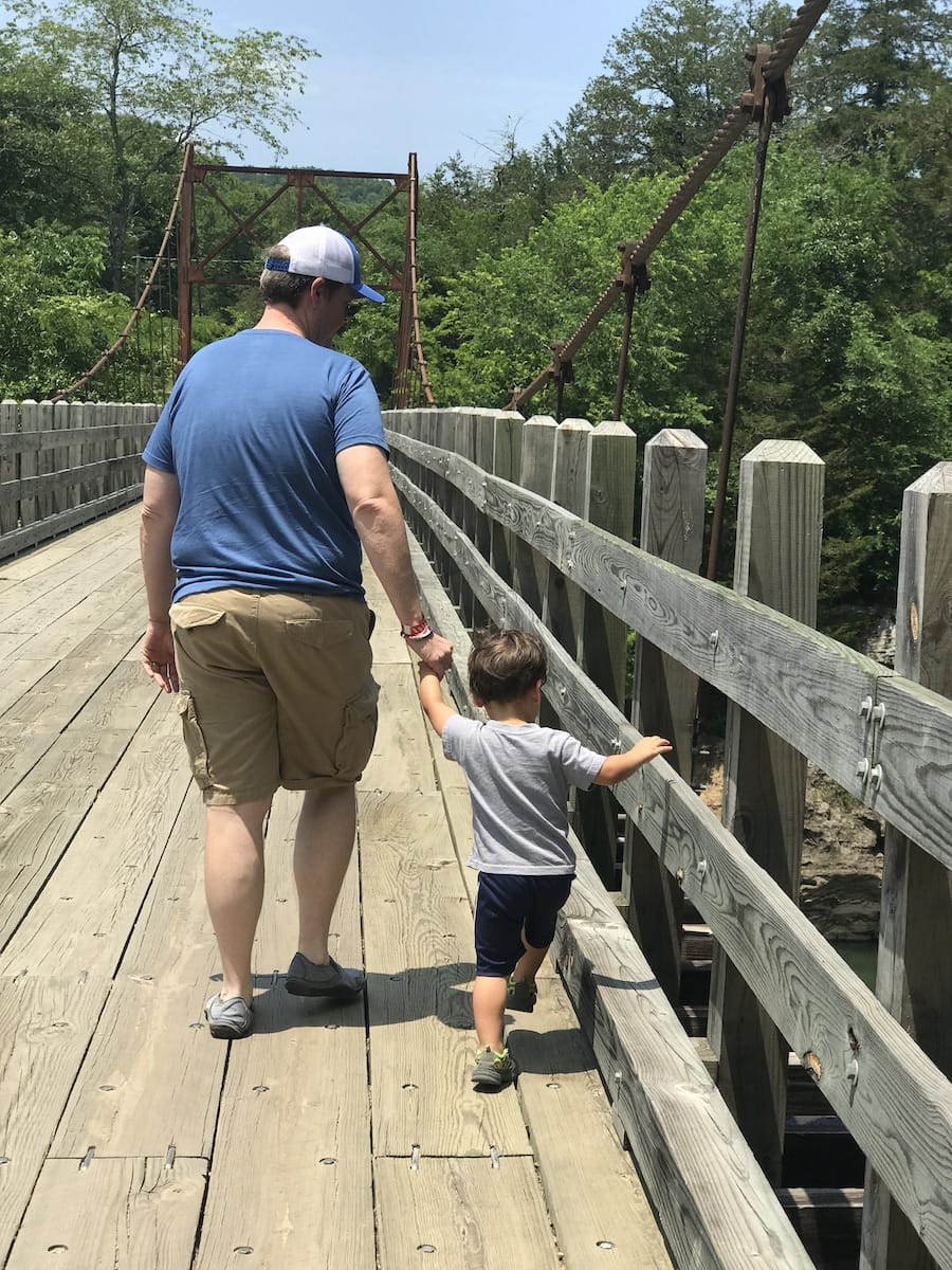 Sylamore Swinging Bridge in Allison - Only In Arkansas