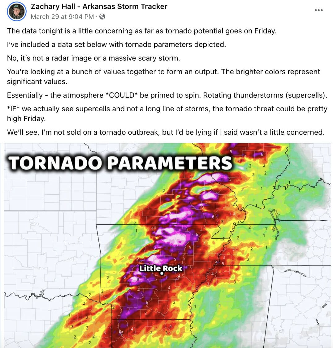 Zachary Hall: Arkansas Storm Tracker - Only In Arkansas