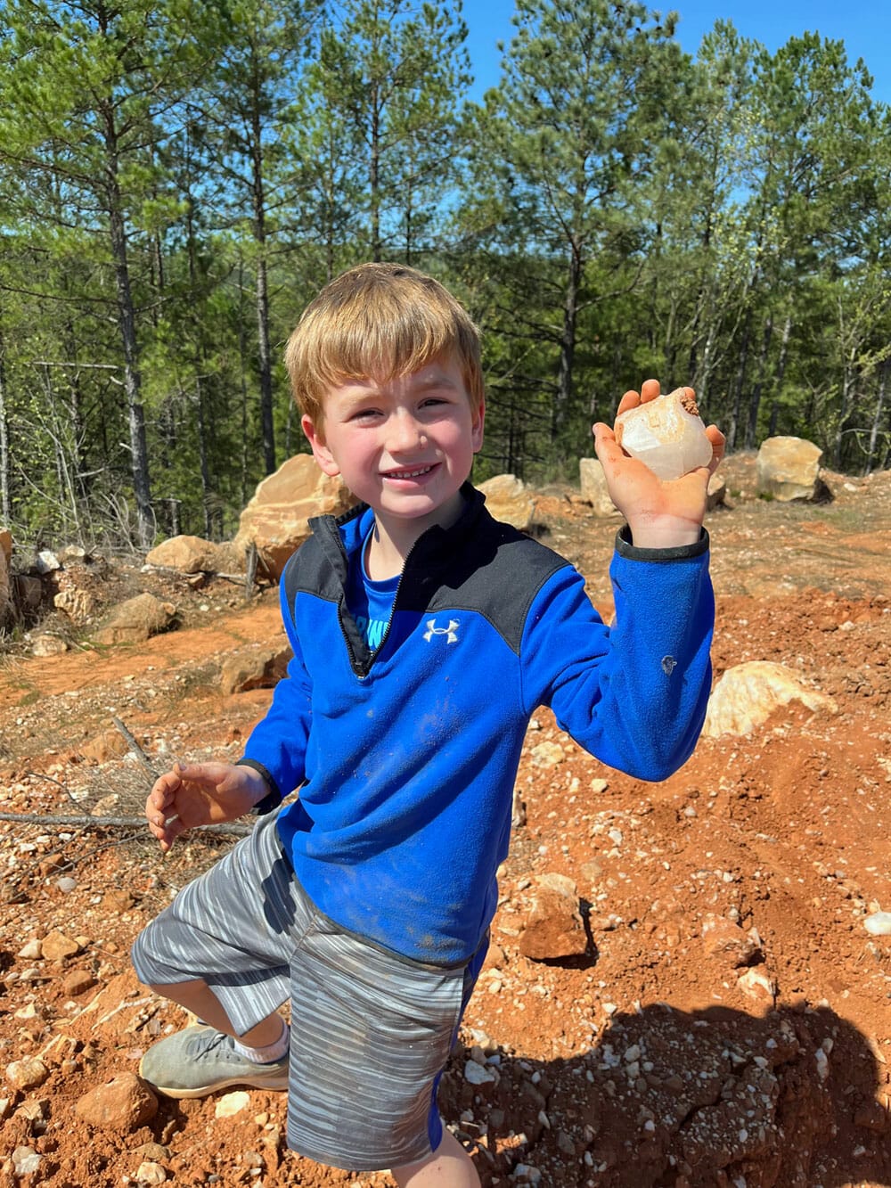 Digging Quartz Crystals with Kids - Only In Arkansas