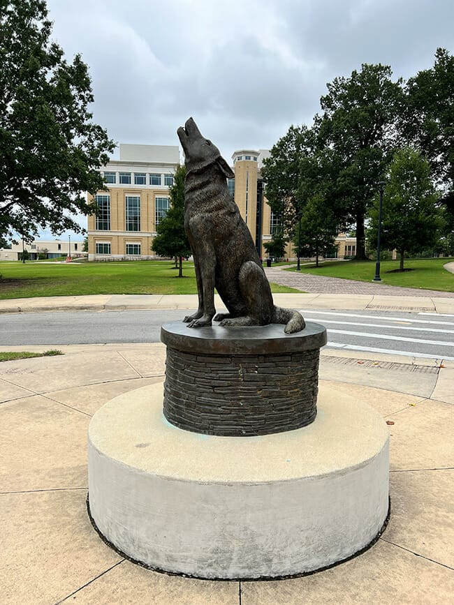 Arkansas School Mascot Statues - Only In Arkansas