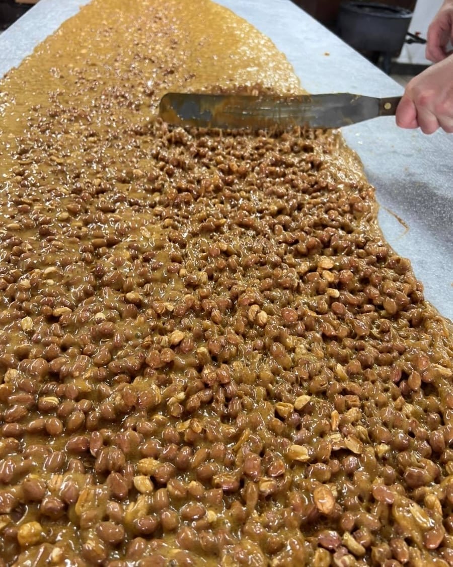 The Sweet Snap of Christmas: Arkansas Peanut Brittle Makers - Only In ...